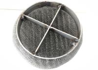 China SS 304 316 304L Oil Water Wire Mesh Demister Pad 150-200mm High Efficiency Mist Eliminator for 3-5μm Droplets for sale