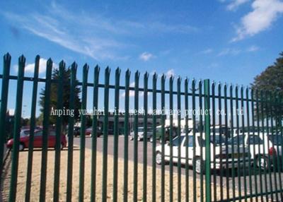 China Triple Pointed Steel Palisade Fencing Gates - 3.2m Height, 13 Gauge Steel with Anti-Vandal Security Features for sale