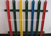 China Steel Palisade Fencing Panels 1-4.2m Height with 13 Gauge Pales and Anti-Vandal Security Features for sale