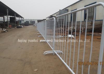 China Steel Tube Temporary Mesh Fencing 1100x2100mm Hot-Dipped Galvanized PVC Coated Security Barrier for sale