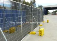China Removable Galvanized Rapid Mesh Temporary Fencing 2400x2100mm with 32mm Frame and 42-Micron Coating for sale