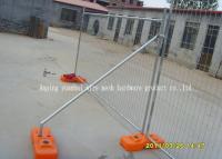 China Removable Construction Temporary Mesh Fencing Galvanized Steel Pipes Frame for sale
