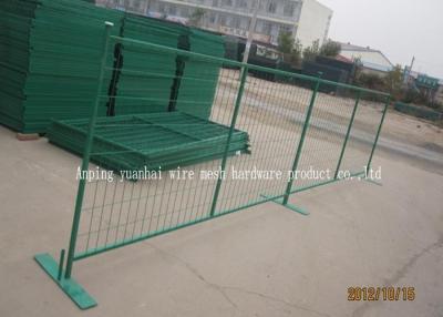 China PVC Coated Temporary Security Fencing 2400x2100mm with 42 Micron Galvanized Finish for Construction Sites for sale