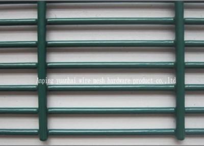 China 358 Anti-Climb Security Fencing with 4mm Wire and 76.2×12.7mm Mesh for Sports Stadiums for sale