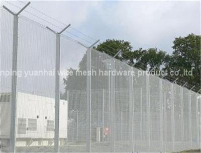China Welded Wire Mesh Anti-Climb Security Fencing Panel 358 Mesh 76.2mm x 12.7mm with 3-6mm Wire Thickness for sale