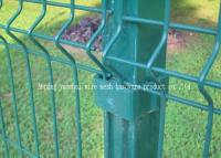China PVC Coated Welded Triangle Bending Garden Fence - 103cm to 240cm Height with 3.5mm to 8.0mm Wire Options for sale