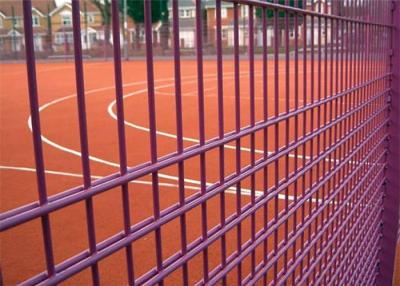 China PVC Coated Double Loop Ornamental Wire Fencing 2.5m Width with 0.63-2.43m Height Options for Gardens for sale