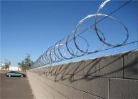China 304 Stainless Steel Razor Wire , Concertina Coil Fencing BTO-22 / CBT-65 for sale