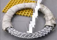 China Security 304 Concertina Razor Wire Fencing with 450-960mm Diameter and 0.5mm Thickness for Perimeter Protection for sale
