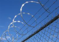 China Hot Dipped Galvanized Razor Barbed Wire Security Fencing with 2.5mm Wire Diameter and Multiple Blade Sizes for sale