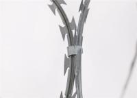 China Galvanized Razor Barbed Wire Fencing 450-960mm Diameter Anti-Climb Security for Perimeter Protection for sale