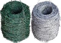 China Hot-Dip Galvanized Steel Barbed Wire - 1.5-3cm Barb Length, 7.5-15cm Spacing for Perimeter Security Fencing for sale