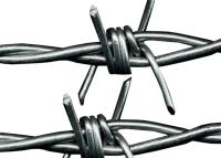 China Galvanized Steel Barbed Wire Fencing BWG 12# Double/Single Twisted 1.5mm-2.5mm Diameter for Goats and Security for sale
