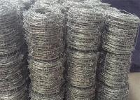 China Customized 12.5 Gauge Barbed Wire with 2mm Diameter and 15mm Barb Spacing for Security Fencing for sale