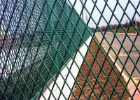 China Powder Coated Expanded Metal Fence Panels 0.5-5mm Thickness Diamond Mesh Anti-Rust Security Barrier for sale
