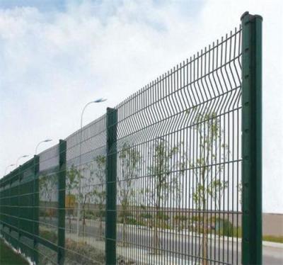 China Decorative Wire Mesh Triangle Fence Panel High Security Customized Color for sale