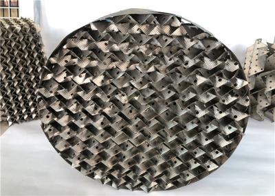 China Metal Tower Packing 125Y 0.1-12m Diameter Low Pressure Drop Structured Column Packing for sale