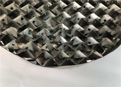 China 304 Stainless Steel Structured Tower Packing 125-500 m²/m³ Surface Area for Desorption and Distillation for sale