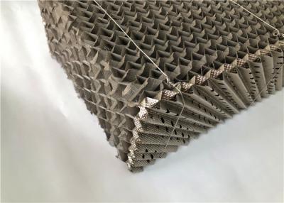 China SS 304 Metal Tower Packing with 125-500 m²/m³ Surface Area and 45° Angle for High-Efficiency Separation Towers for sale