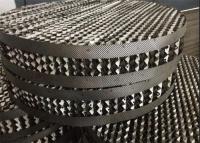 China High Flux Metal Structured Tower Packing 125-500 m²/m³ Surface Area with 45° Angle for Gas-Liquid Distribution for sale
