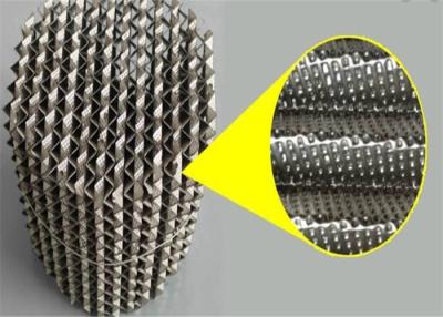 China SS 304 Metal Orifice Corrugated Packing 350Y for Petrochemical Distillation - 350 m²/m³ Surface Area, 94% Void Ratio for sale
