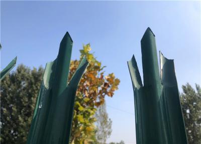 China Steel Palisade Security Fencing 3.2m Height with 13 Gauge Pales for Commercial Grounds Protection for sale