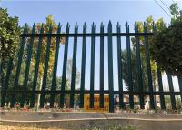 China Commercial Picket Anti Climb Security Fencing - Hot Dip Galvanized Steel, 3.2m Height, 13 Gauge Pales for sale
