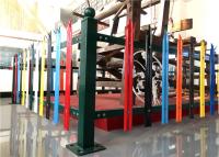 China PVC Coated Steel Palisade Security Fencing 1.8m-2.4m Height 65mm-77mm Width Hot-Dip Galvanized for sale
