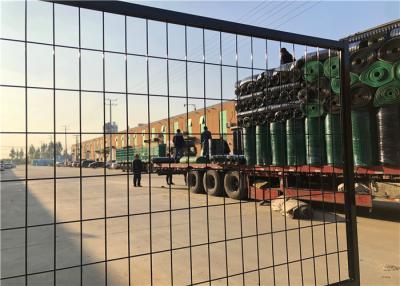 China Commercial Playground Temporary Mesh Fencing Metal Panel 2400x2100mm for sale