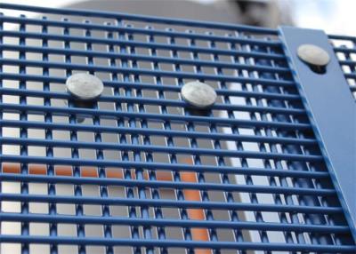 China 358 Anti-Climb Security Fence 2.4m x 2.5m Panel with 4mm Wire and 76.2x12.7mm Mesh Aperture for sale