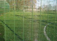 China 358 Anti-Climb Security Fence 3.0-5.0mm Wire Diameter with 1.27-5.2m Height Options for Industrial Protection for sale