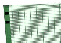 China PVC Coated Anti-Climb Security Fence 3mm Wire 2.4m Panels with Hot-Dipped Galvanized Coating for sale