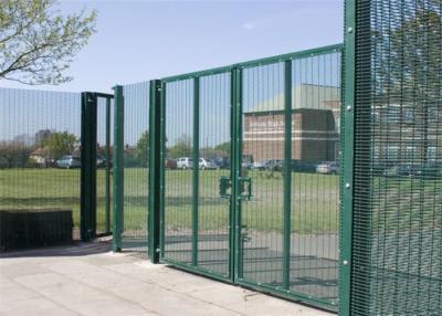 China 358 Anti Climb Security Fencing with 4mm Wire and 76.2x12.7mm Mesh - 1.8m to 3.0m Heights for sale