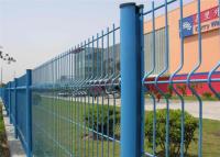 China Triangle Bending Fence Panel 103-240cm Height with 3.5-8.0mm Wire Diameter - Plastic Coated Garden Mesh Fencing for sale
