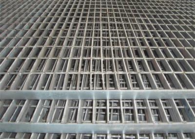 China Galvanized Steel Grating Panels 20×3mm to 45×5mm with 12.5-50mm Bearing Bar Pitch for Industrial Flooring for sale