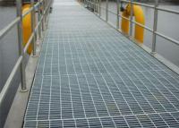 China Square Rectangular Steel Walkway Grating 3'x20' with 0.3-0.8mm Thickness Hot-Dip Galvanized Surface Treatment for sale