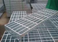 China High Security Stainless Steel Bar Grating Panels - 7350mm Length, 20-100mm Bearing Bars, Non-Slip Flooring for sale