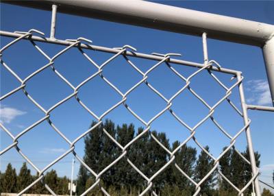 China Power Coated Temporary Chain Link Fence 2100mm High x 2400mm Wide with 4.0mm Steel Wire for sale