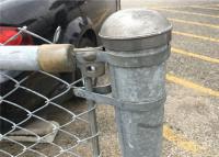 China Galvanized PVC Coated Temporary Chain Link Fence 1200-2200mm Height 40-75mm Mesh Size for sale