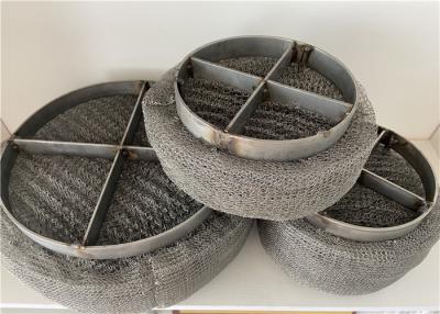 China SS 304 Wire Mesh Mist Eliminator Demister Pad with 529.6 m²/m³ Surface Area for Liquid Gas Separation for sale