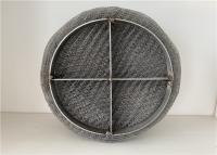 China Stainless Steel 410 Wire Mesh Demister Pad Knitted Filter Vapor Liquid Filter for sale