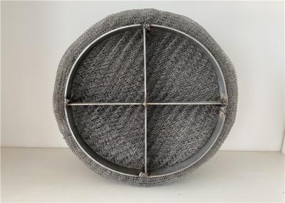 China Stainless Steel 410 Wire Mesh Demister Pad Knitted Filter Vapor Liquid Filter for sale