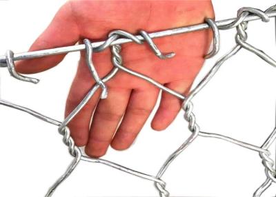 China 2.8mm Galvanized Rock Filled Gabion Wire Mesh Baskets for sale