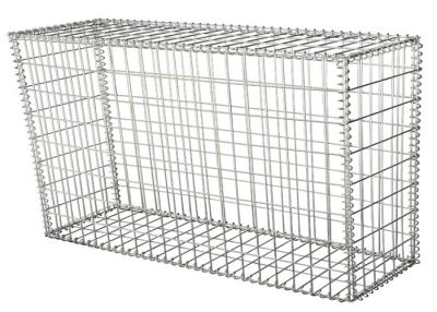China Stone Cage Retaining Wall 60 X 80mm Gabion Wire Mesh for sale