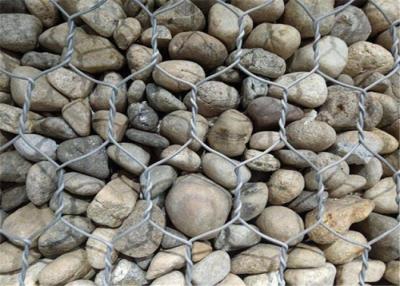 China ISO9001 PVC Coated Gabion Wire Mesh 2x1x0.5m Rock Cage with 3-5mm Wire Diameter for Retaining Walls for sale