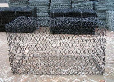 China 2*1*1m Retaining Wall 60*80mm Gabion Wire Mesh for sale