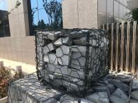 China 2-3.5mm Galvanized Gabion Box / Welded Hexagonal Wire Mesh For Protection for sale