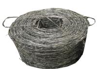 China BTO-22 Electric Galvanized PVC Coated Barbed Fencing Wire 2mm Diameter with 7.5-15cm Barb Spacing for sale