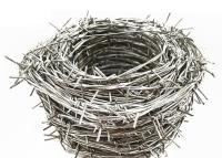 China Galvanized Steel Barbed Wire 1.2-3.8mm Diameter for Grassland & Railway Security Fencing for sale