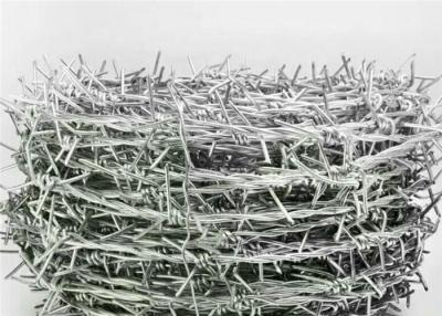 China Double Twist Steel Barbed Wire 12X14 Gauge 25kg/Roll for sale